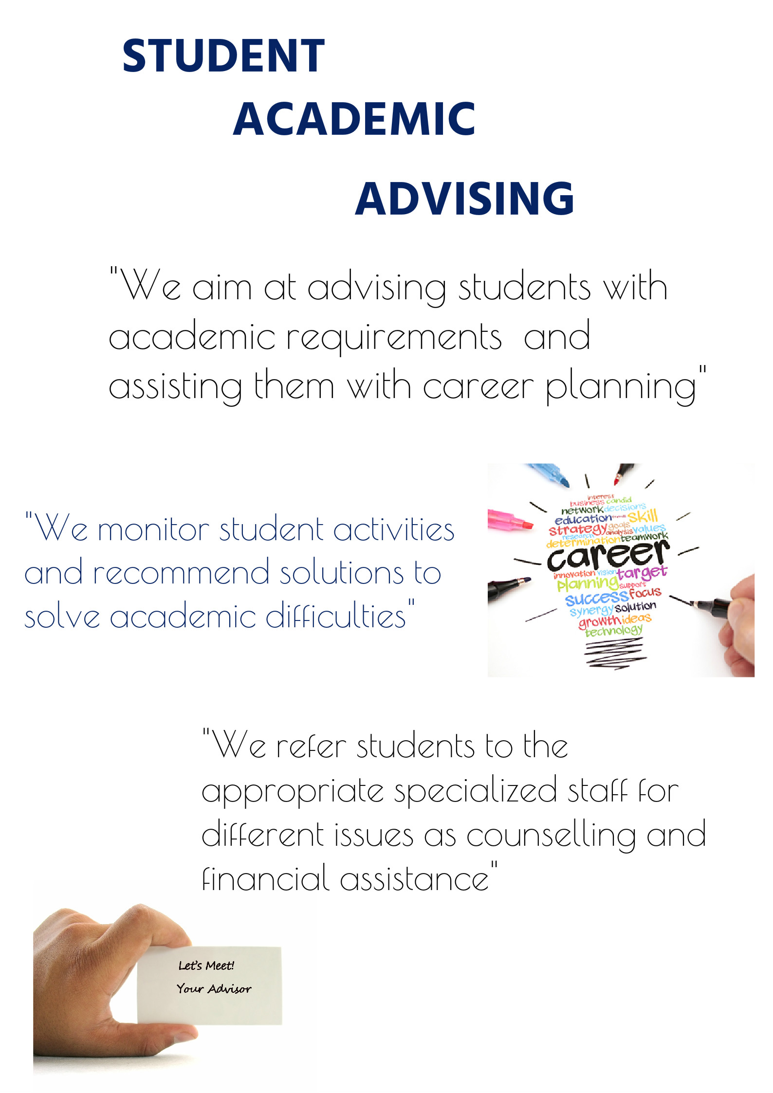 American University of Central Asia - AUCA - Student Academic Advising