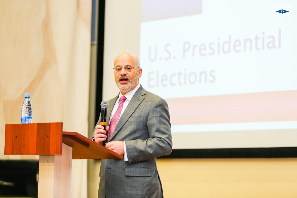 Deputy Chief of Mission Alan Meltzer visit AUCA