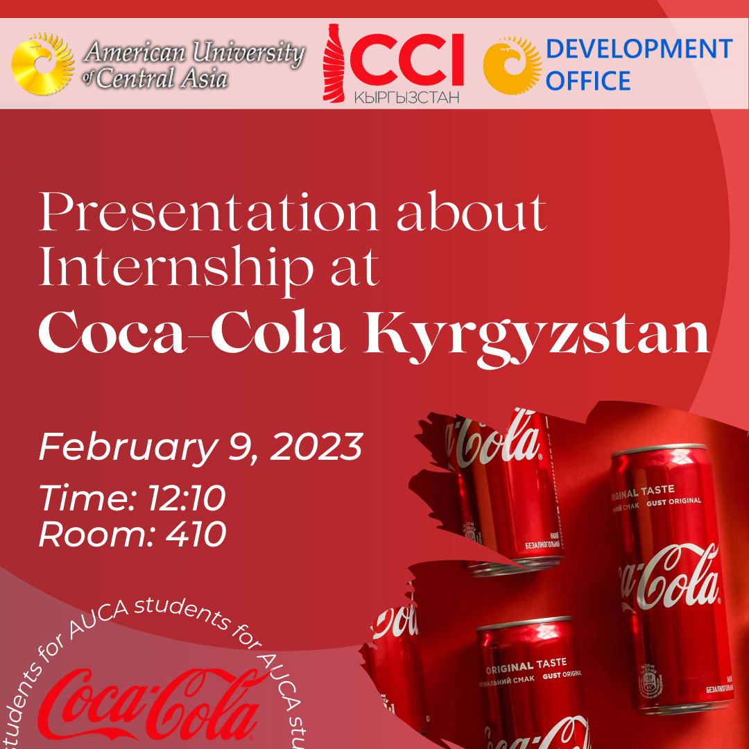 Presentation about Internship at Coca-Cola!