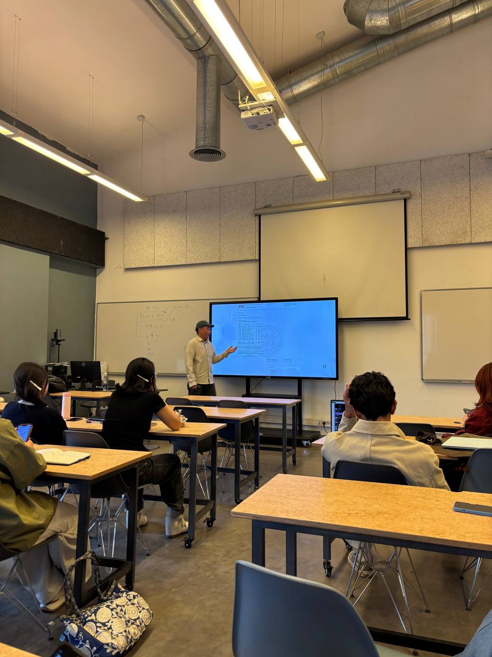 Meeting with Ilias Suvanot, a graduate of AUCA and MIT