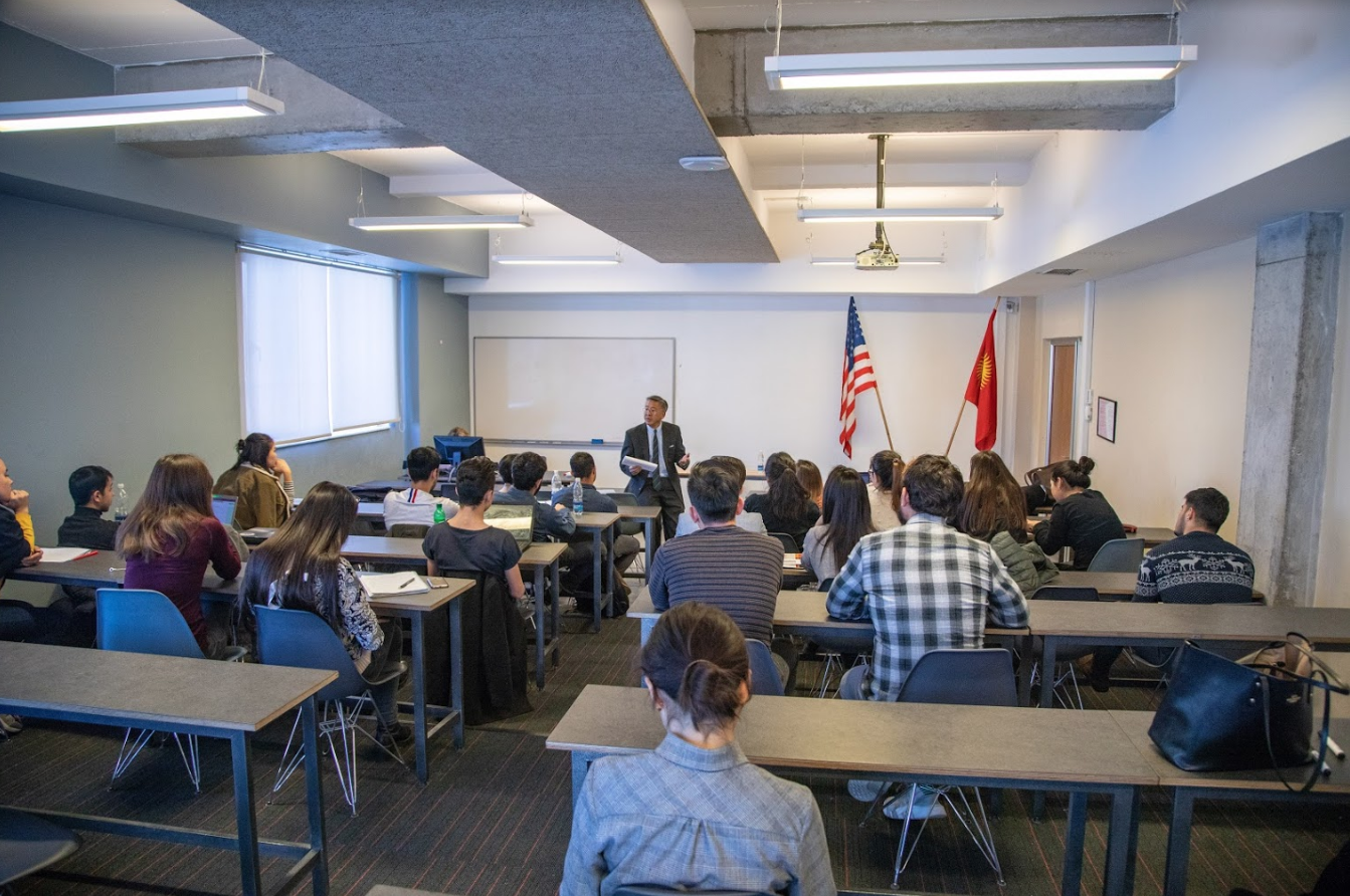 AUCA students had a class with the U.S. Ambassador to the Kyrgyz Republic