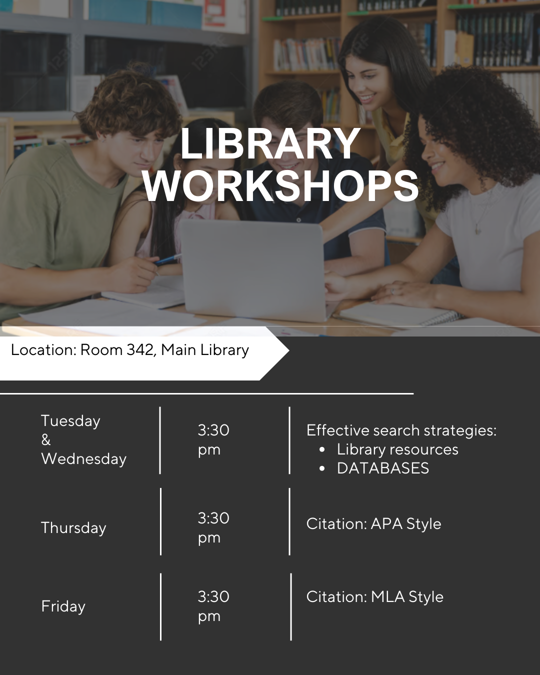 Library Workshops