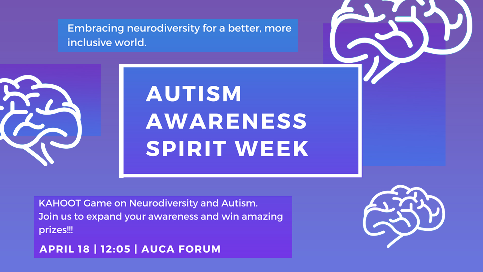 Autism Awareness Spirit Week