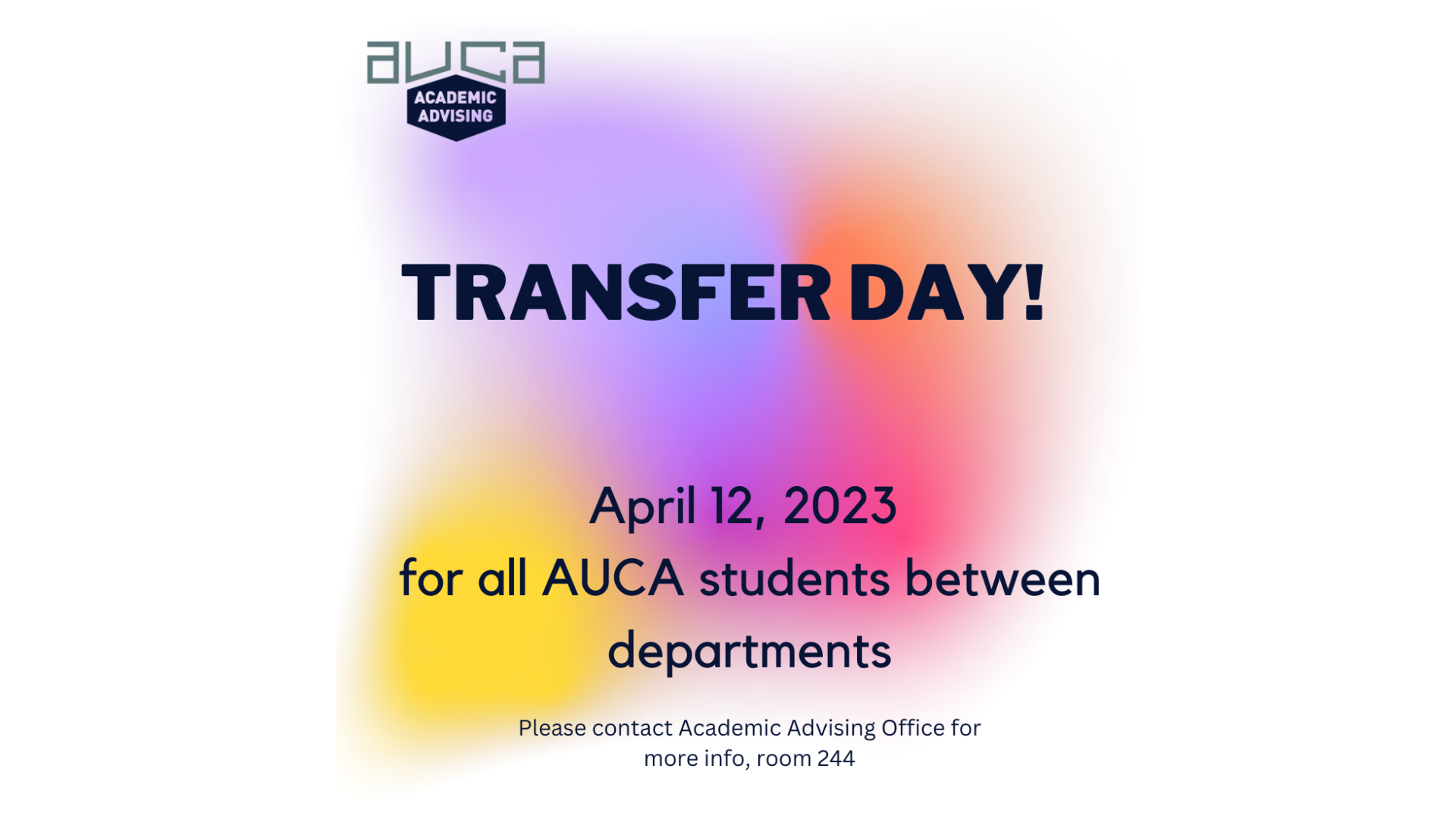 Transfer Day at AUCA