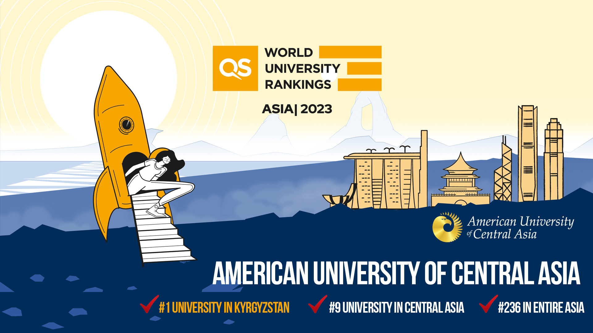 The American University of Central Asia (AUCA) continues to be the #1 ...